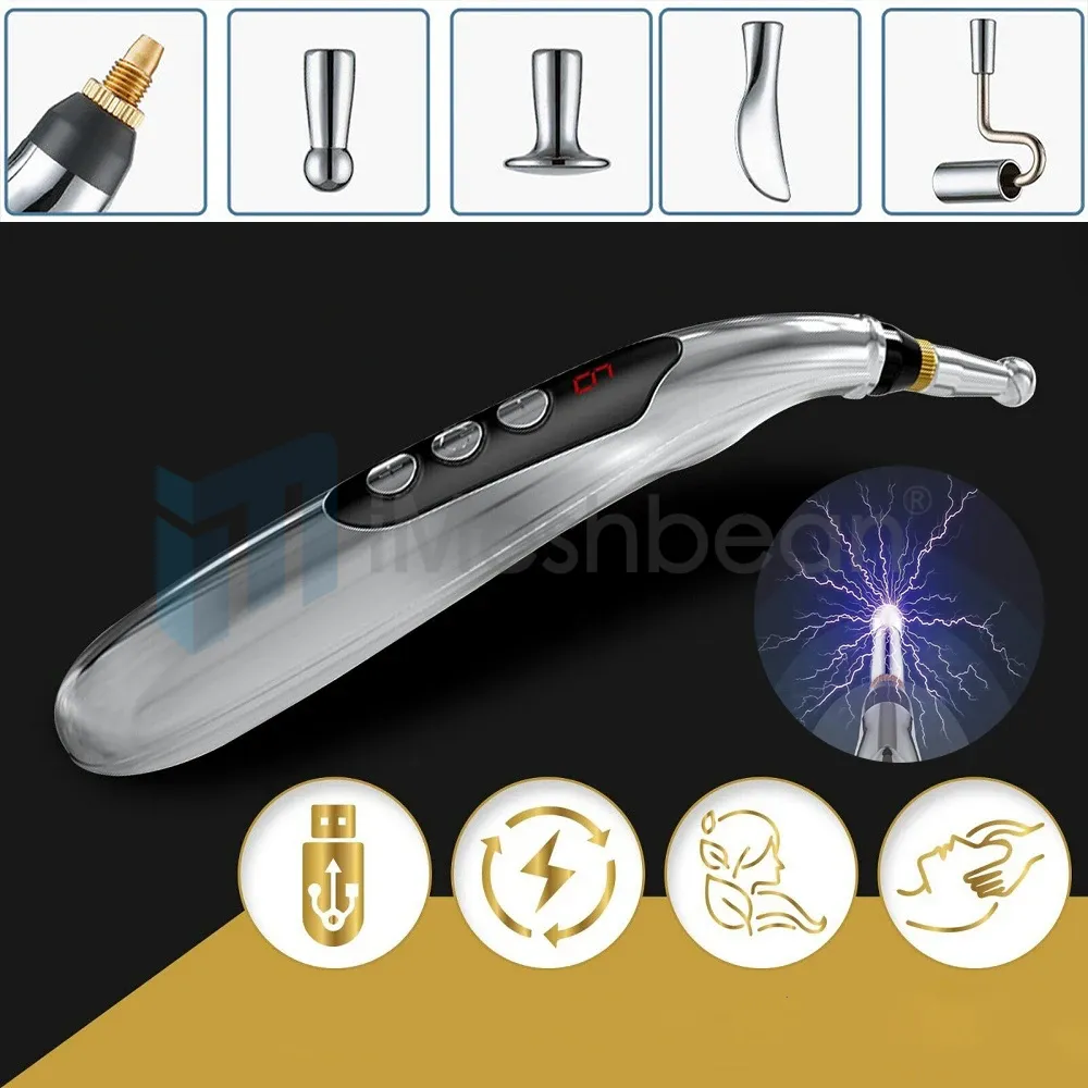 Rechargeable Acupuncture Therapy Electronic Pen Meridian Energy Heal ...