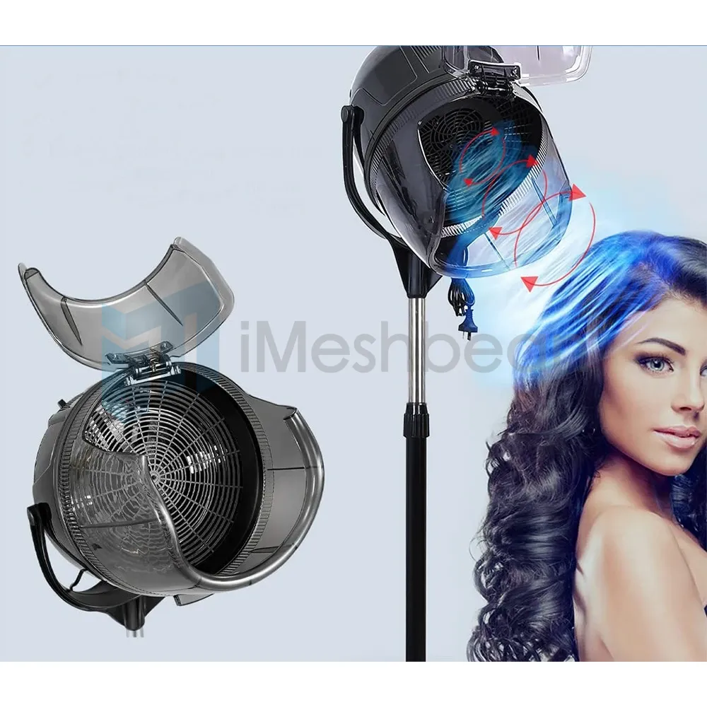 Professional Stand Up Hair Dryer Timer Swivel Hood Caster for Salon ...