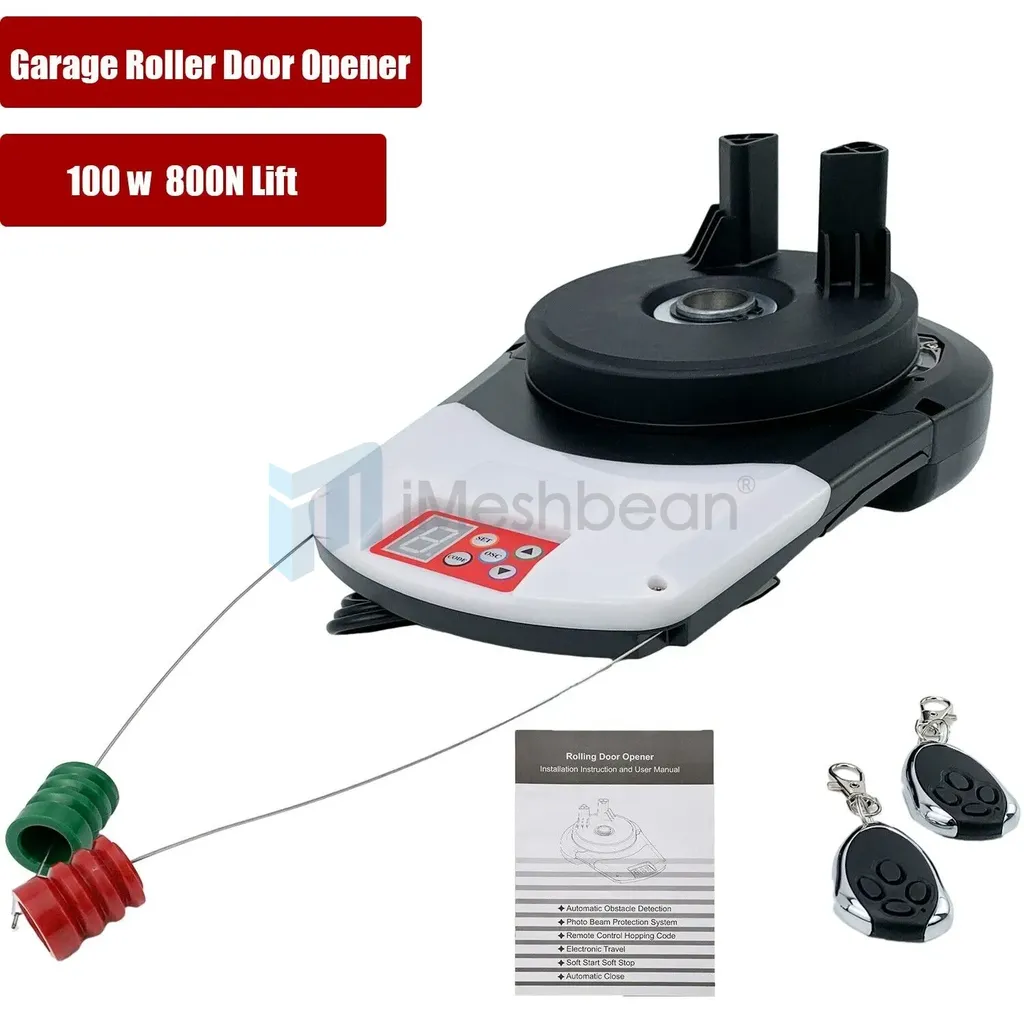 100W Automatic Garage Roll Up Roller Door Opener Motor w/ Remote ...